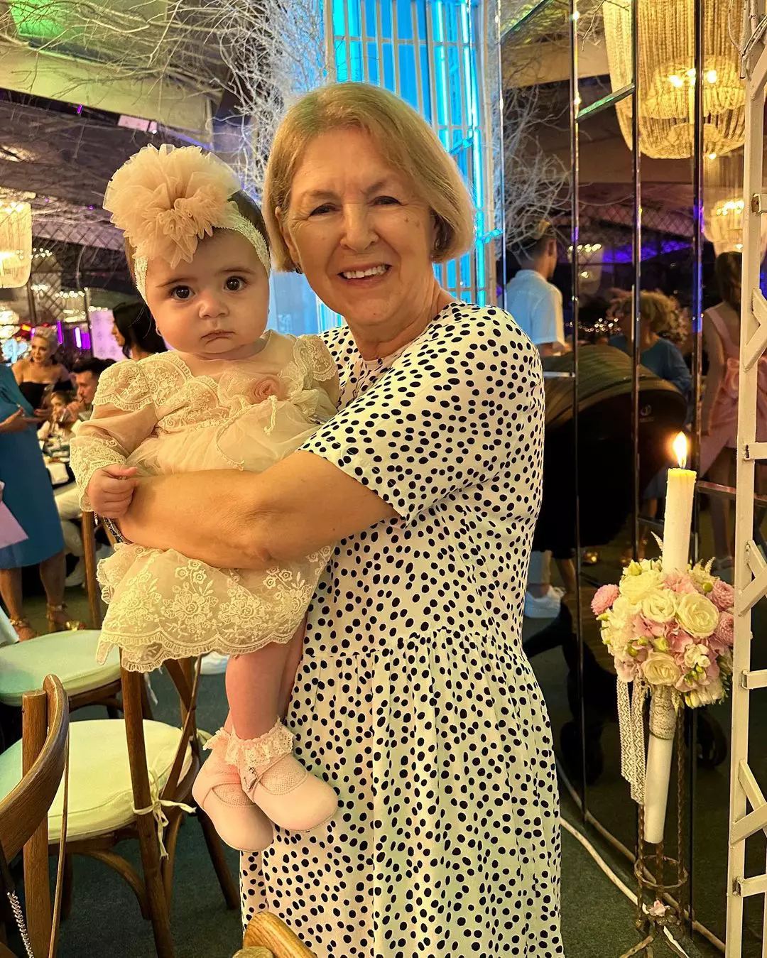 Andreea Antonescu, imagini de senzație de la botezul fiicei sale ...