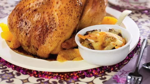 Curcan umplut - Retete culinare - Romanesti si din Bucataria internationala