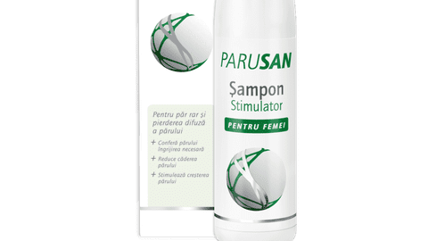 3 produse din gama PARUSAN® împotriva pierderii difuze a părului ...