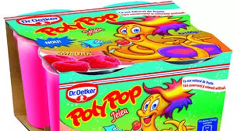 PolyPop, jeleul cu suc natural de fructe, de la Dr. Oetker | avantaje.ro