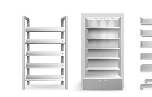 Rafturile metalice pentru magazine și depozite