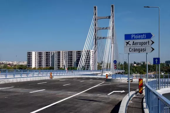 Sâmbătă se va deschide circulaţia pe Podul Ciurel