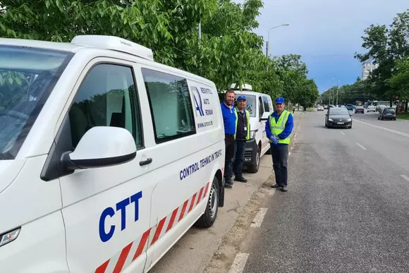 Control tehnic în trafic: 7% din mașinile verificate de RAR erau nesigure
