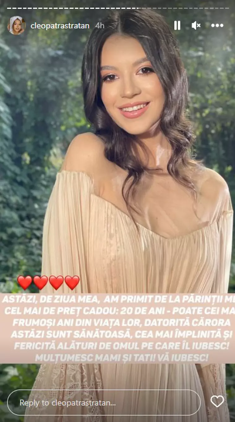 Cum își sărbătorește Cleopatra Stratan ziua de naștere. Artista a ...