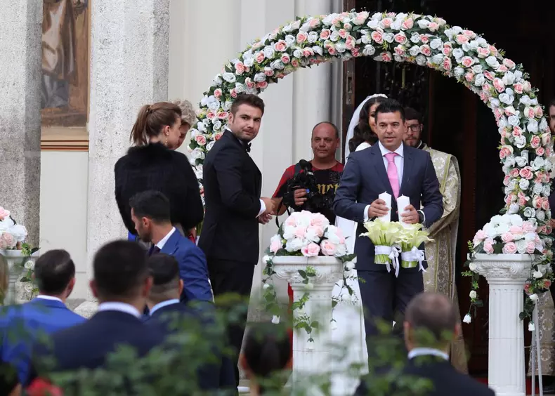 Imagini de la botezul lui Tiago, și nunta lui Adrian Mutu cu Sandra
