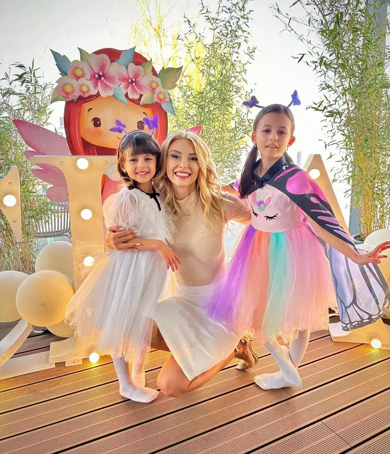 Andreea Bălan și fostul ei soț, George Burcea, împreună la serbarea ...