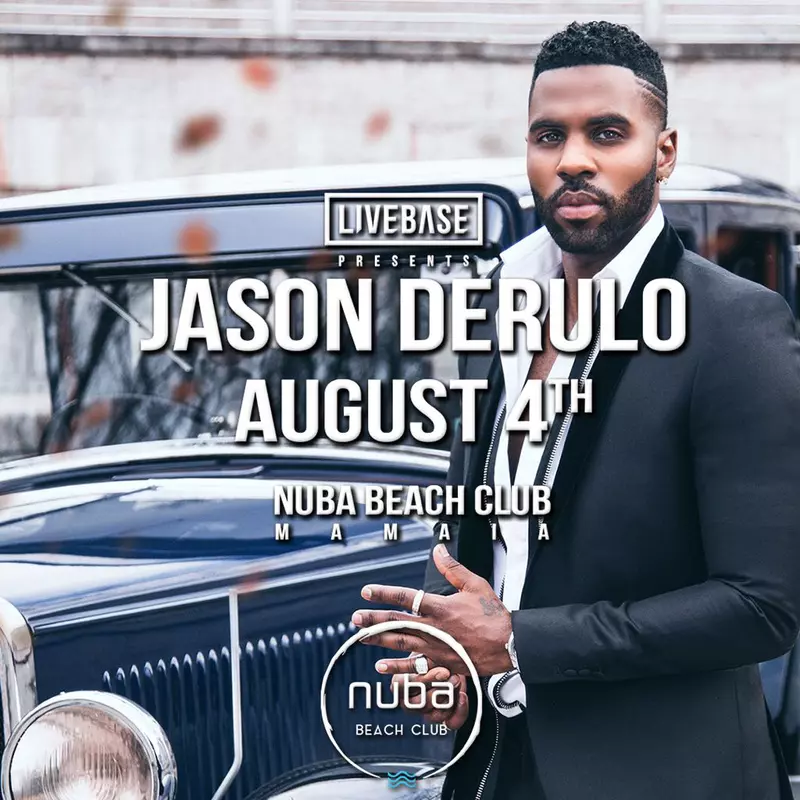Jason Derulo vine la Nuba Beach Club - Elle.ro
