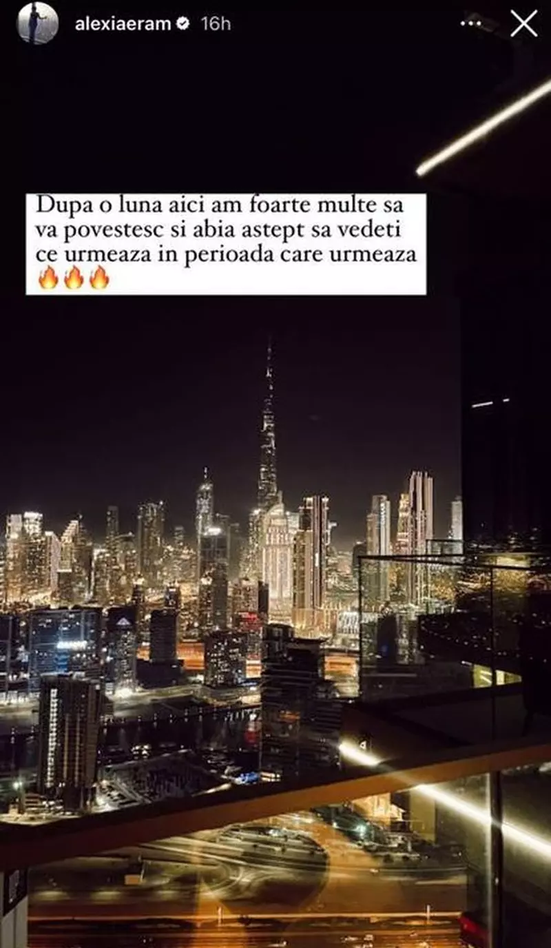 Alexia Eram a revenit în România, după ce a stat o lună în Dubai - Elle.ro