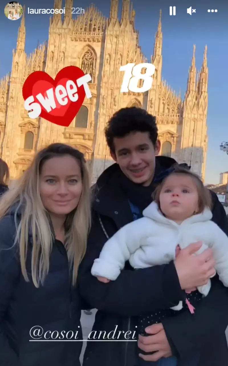 Fratele Laurei Cosoi a împlinit 18 ani. Imagini inedite cu Andrei - Elle.ro