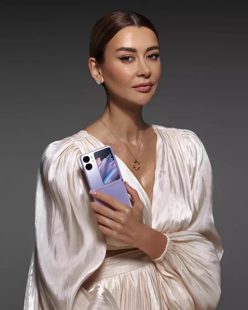 OPPO Find N2 Flip x Denisa Tanase MyGeisha. Un duo stylish & eficient
