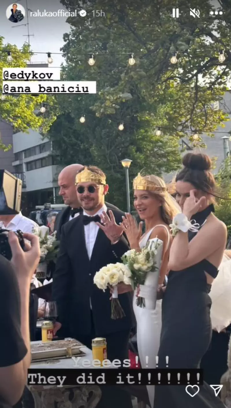 Ana Baniciu s-a căsătorit religios cu Edy Kovacs. Cum arată superba ...