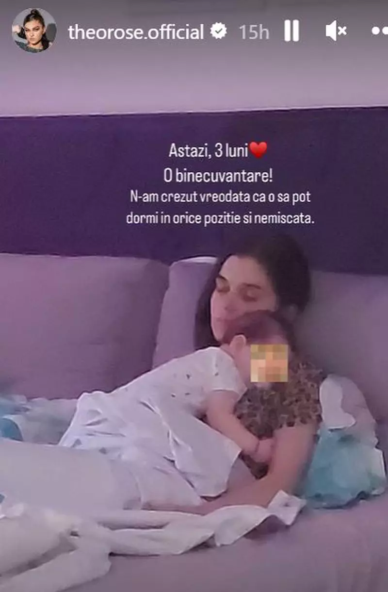 Theo Rose, imagine emoționantă alături de fiul ei. Cât de mult i s-a schimbat viața de când a ...
