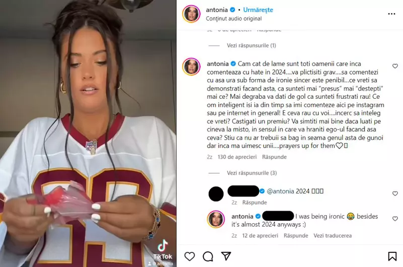 Antonia, replică dură pentru cei care au criticat-o pe social media ...