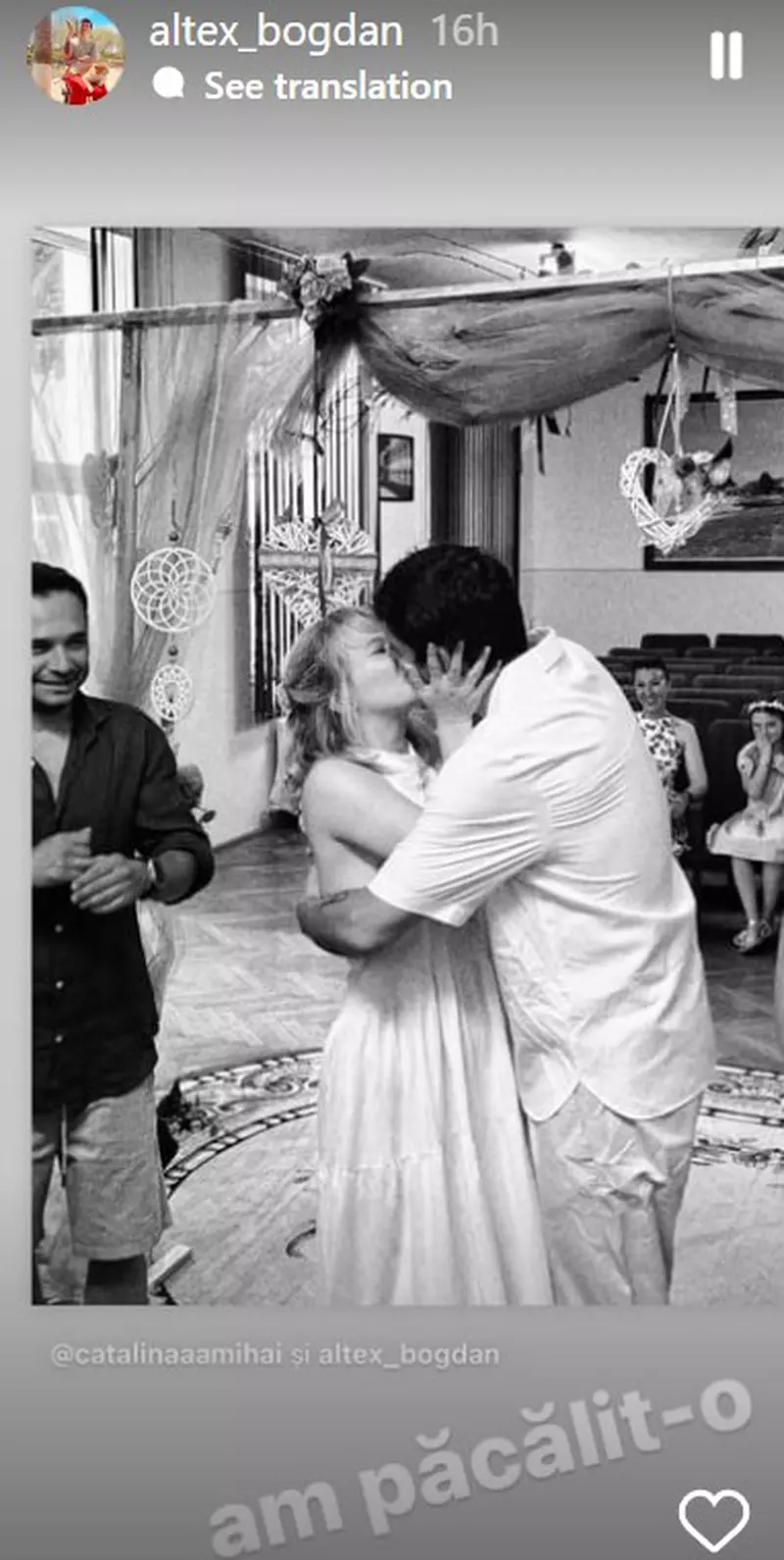 Alex Bogdan și partenera sa, Cătălina Mihai, s-au căsătorit. Cine au ...