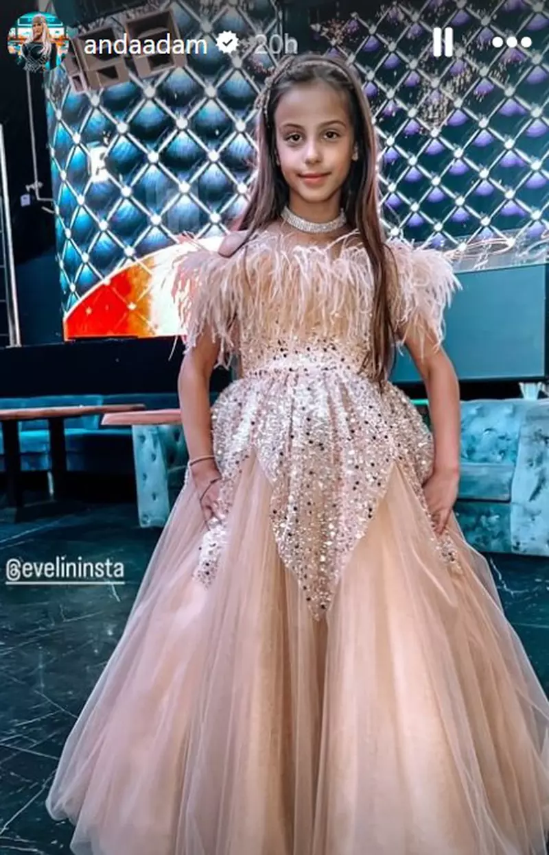 Evelin, fiica Andei Adam, declarații inedite despre nunta mamei sale ...