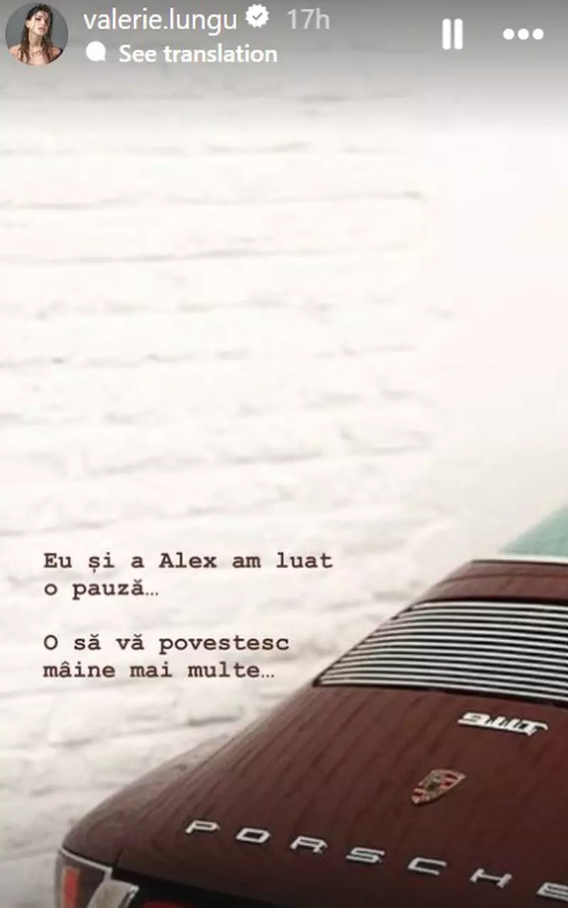 Valerie Lungu și partenerul ei, Alex Gîlca, s-au despărțit. Anunțul făcut de creatoarea de ...