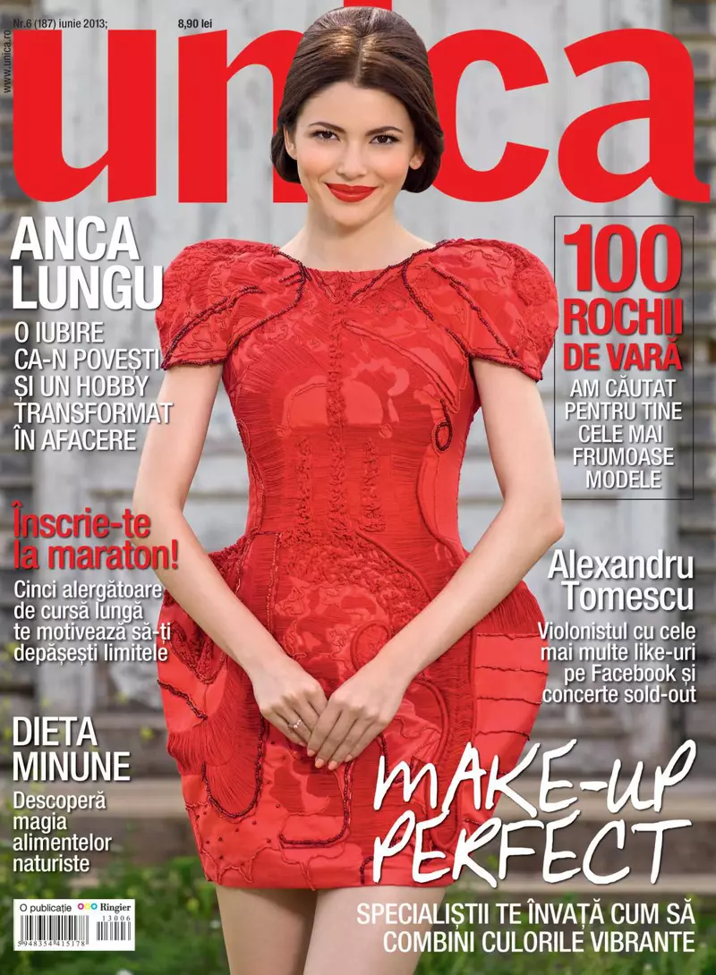 Foto: Anca Lungu, în premieră pe coperta UNICA | Unica.ro