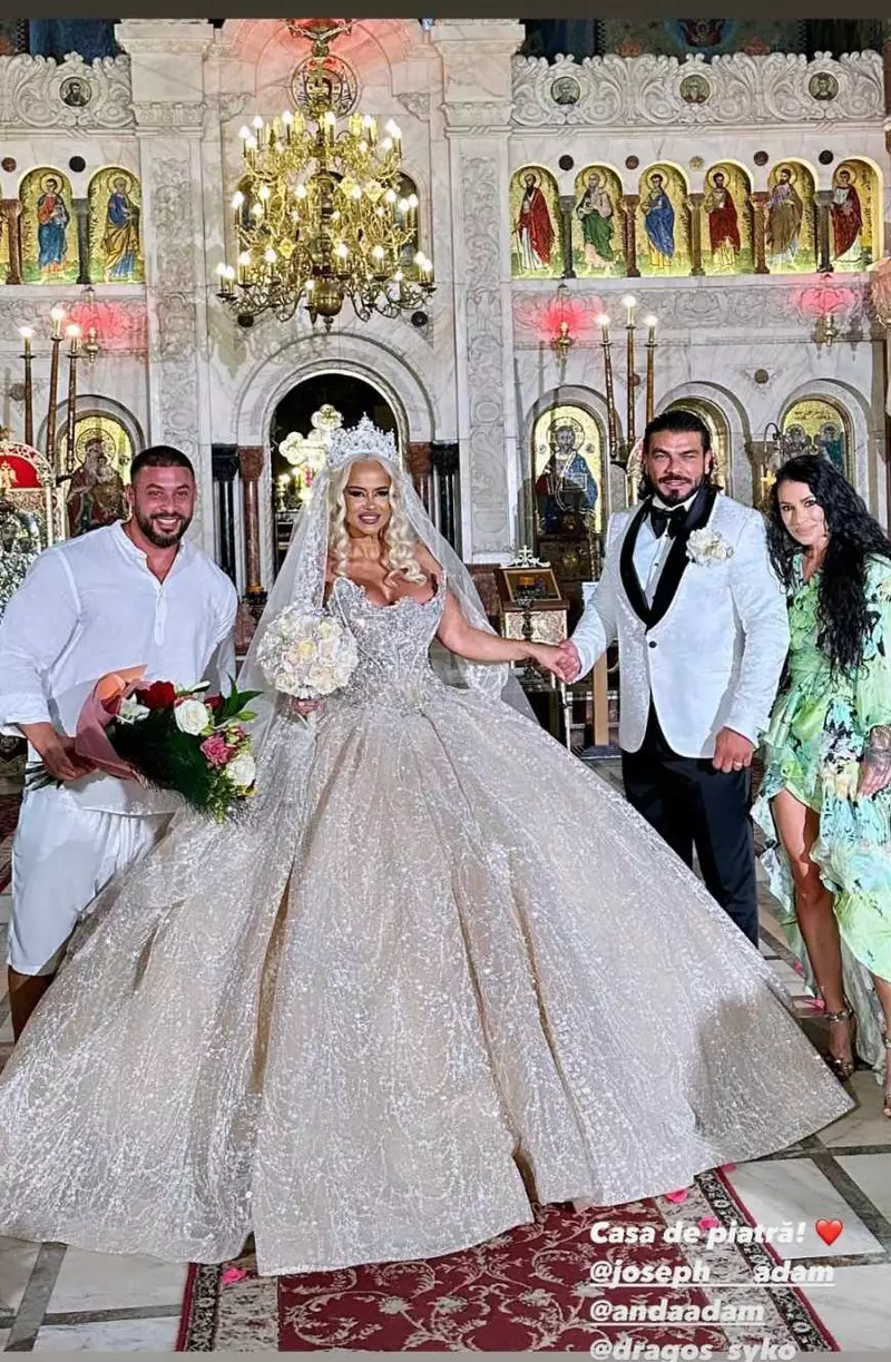 Oana Roman, într-o ipostază inedită la nunta Andei Adam. Imagini cu ...