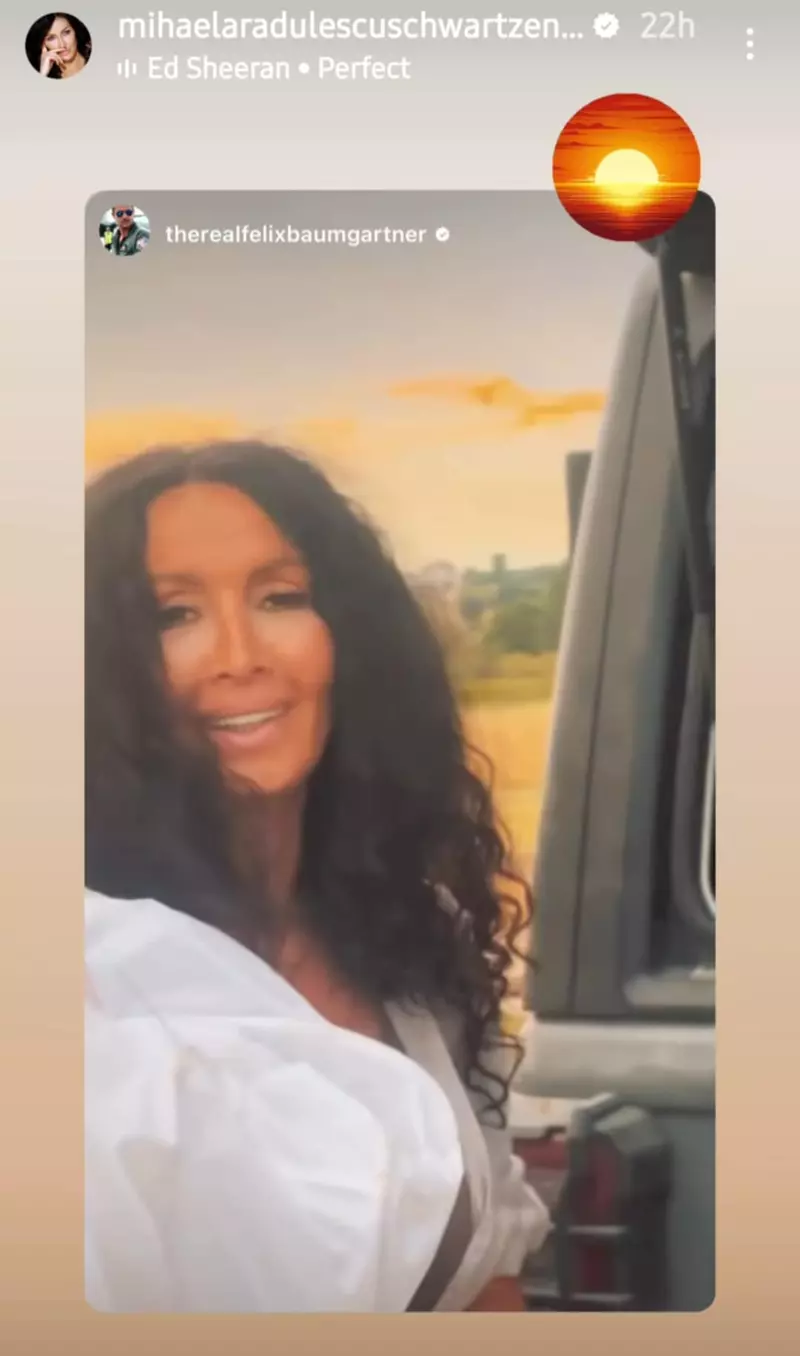 Ultimele imagini cu Mihaela Rădulescu și Felix Baumgartner înainte de tragedie. Zâmbetul ei ...