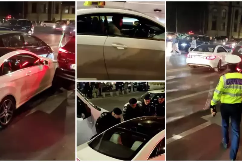 Cine este șoferul cu Mercedes care a pus Poliția Capitalei pe jar ...