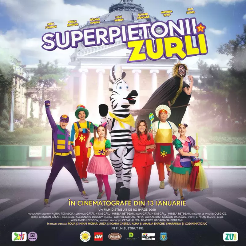 “Superpietonii Zurli” intră în cinematografe. Ce vedete și copiii lor ...